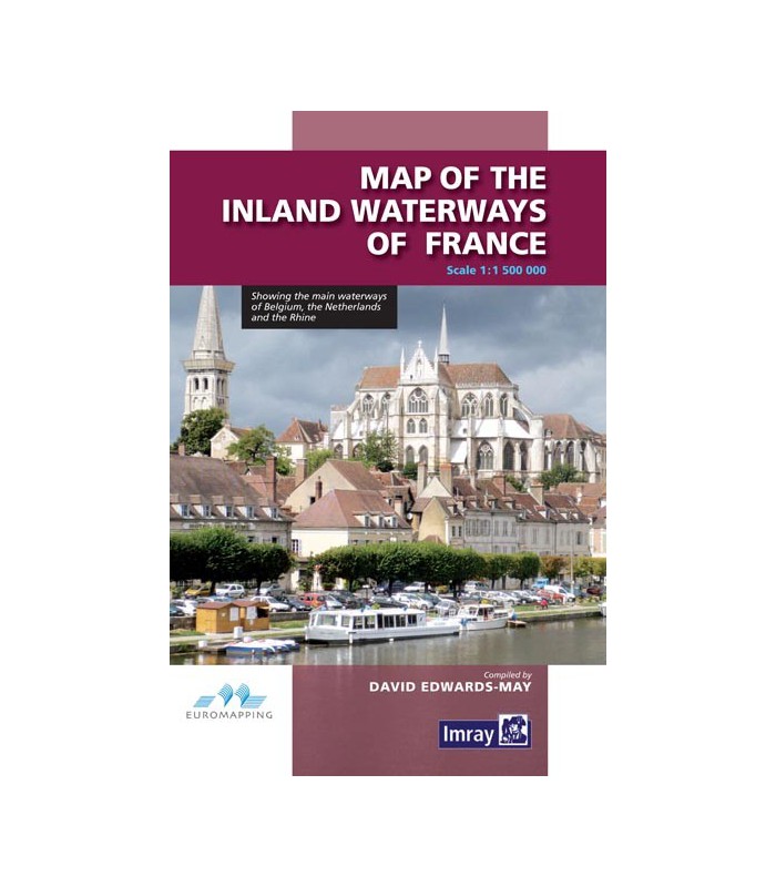 Map of the Inland Waterways of France Imray