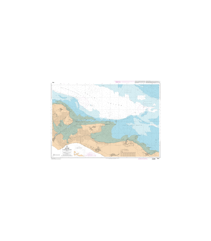 Carte marine Shom 7412 L - Ile de Ré - Du Fier d'Ars à la Flotte