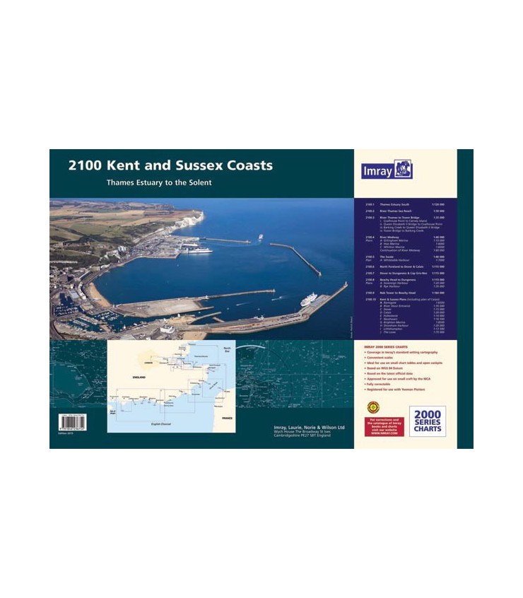 Carte marine papier - carte marine Shom, Imray, Admiralty, Nv Chart