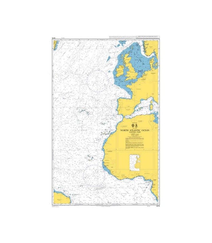 Admiralty 4014 - North Atlantic Ocean Eastern part - Carte marine Admiralty